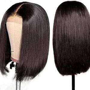 Hair | Short Bob Wig Human Hair 4x4 T Part Lace Bob Wigs For Black Women 8 Inches | Poshmark